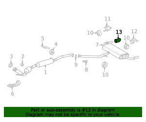 2019-2024 Toyota Exhaust Tail Pipe Tip 17408-25042 | OEM Parts Online