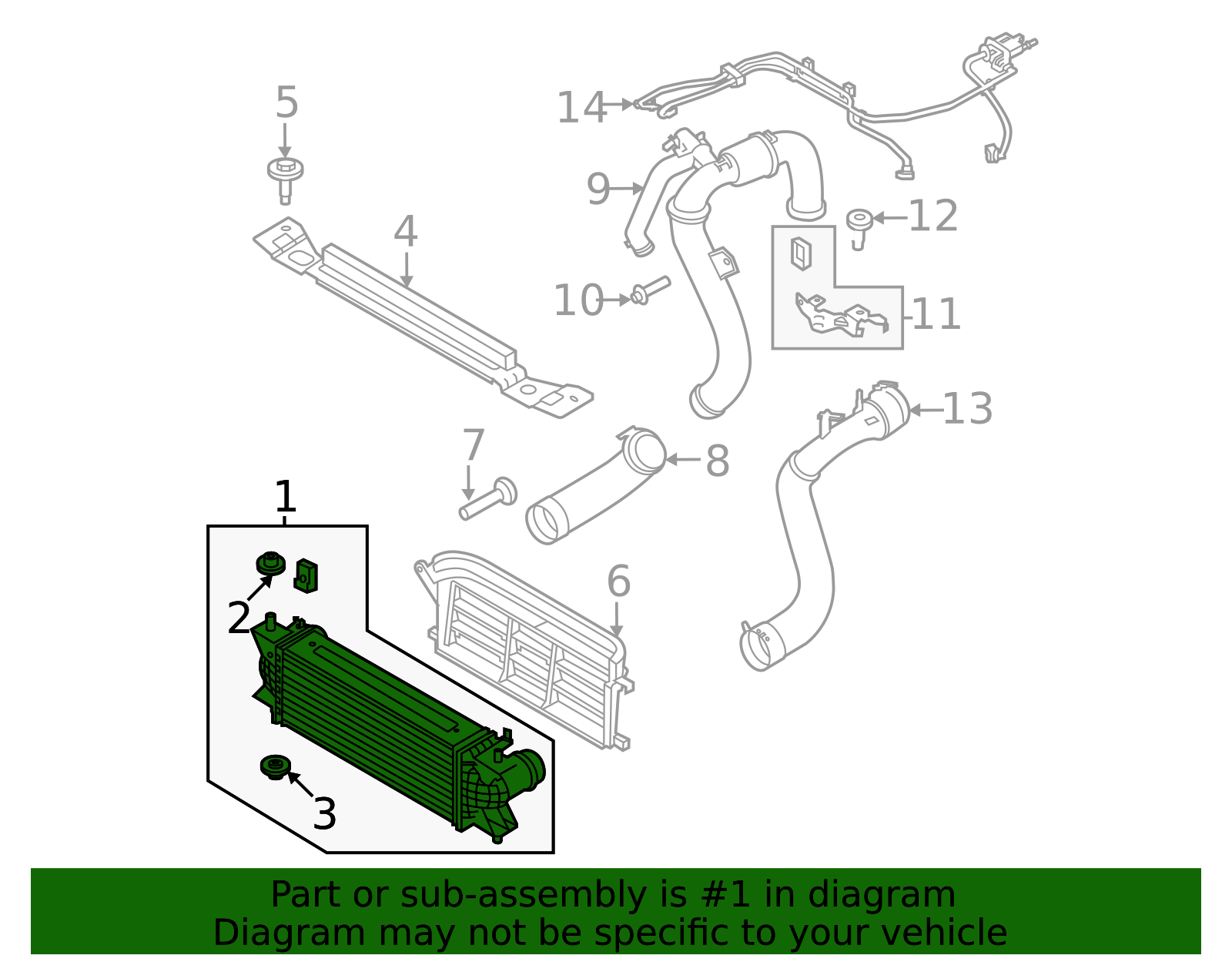 2021-2024 Ford Inter-Cooler MB3Z-6C839-A | OEM Parts Online