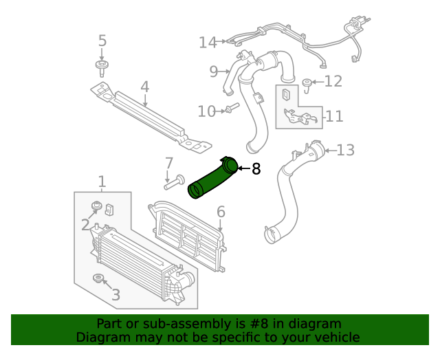 2021-2025 Ford Air Duct MB3Z-6C646-C | OEM Parts Online