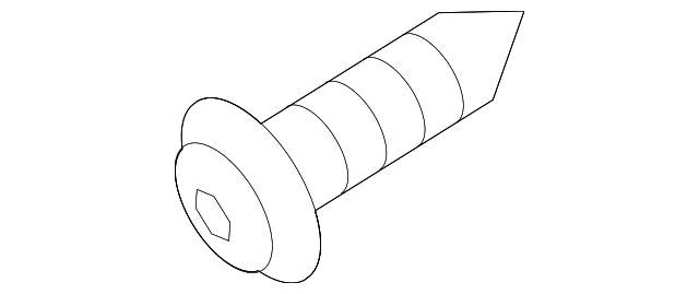 WHT-000-439 - Convertible Top Stowage Compartment Latch Bolt 2010-2012 ...