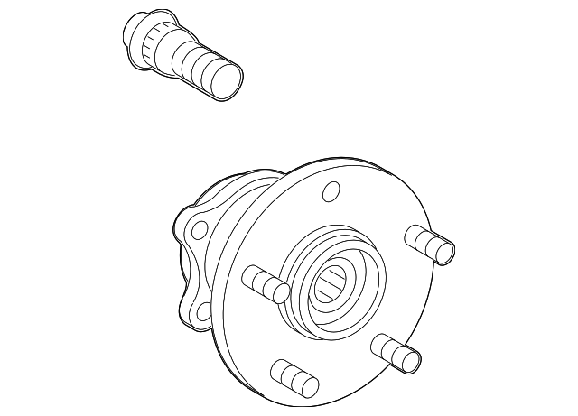 42410-47030 - Hub Assembly 2019-2024 Toyota | Ed Martin Toyota Parts