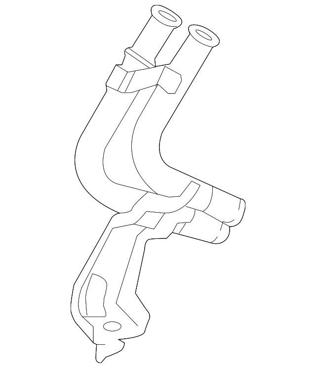 16570-0P010 - Water Pipe - 2017-2019 Toyota Highlander | OEM Genuine ...
