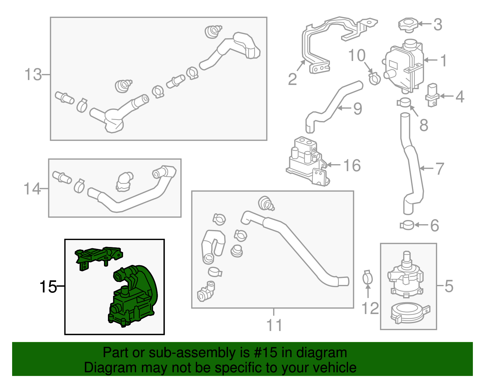 2017-2023 Chevrolet Hybrid/Electric Vehicle Coolant Heater 24042377 GM ...