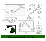 2017-2023 Chevrolet Hybrid/Electric Vehicle Coolant Heater 24042377 GM ...