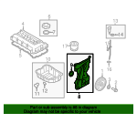 Genuine Engine Timing Cover for 2007-2015 Hyundai | Part# 21350-2G004 ...