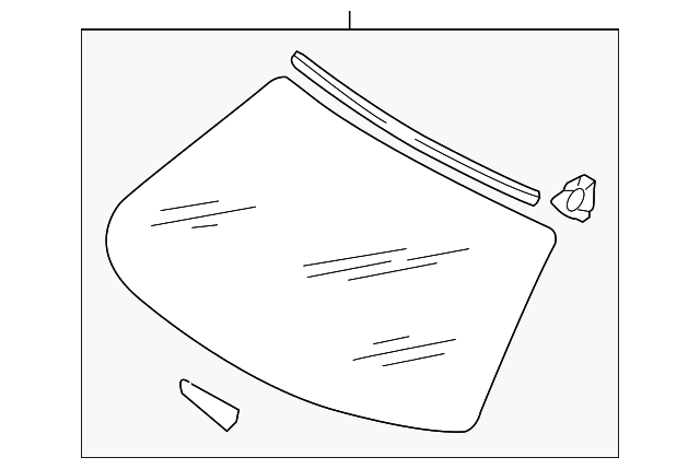 2011-2015 Audi R8 Windshield 427-845-099-E-NVB | Audi USA Parts