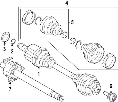 Drive Axles for 2016 BMW X1 | BMWPartsDirect.com