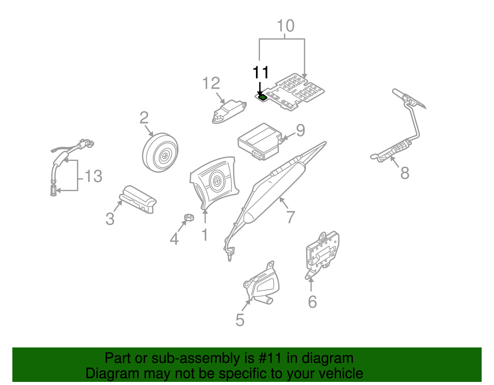 65-77-6-927-500 - Occupant Sensor 2003-2006 BMW | BMW Parts Warehouse