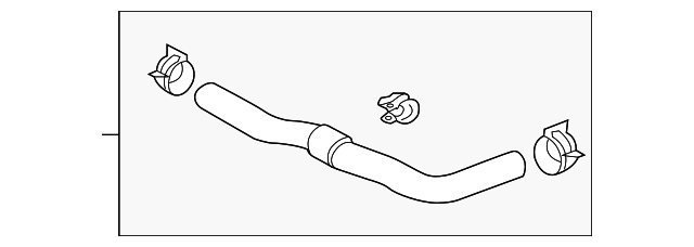 Genuine Upper Hose for 2012-2017 Hyundai Azera | Part# 25414-3V200 ...