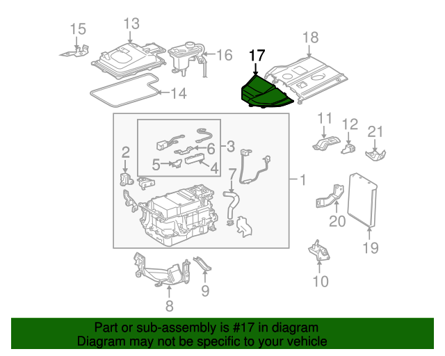 53786-0E040 - Fender Rail Reinforcement Bracket AutoNationParts.com