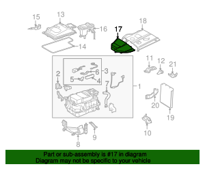53786-0E040 - Fender Rail Reinforcement Bracket AutoNationParts.com
