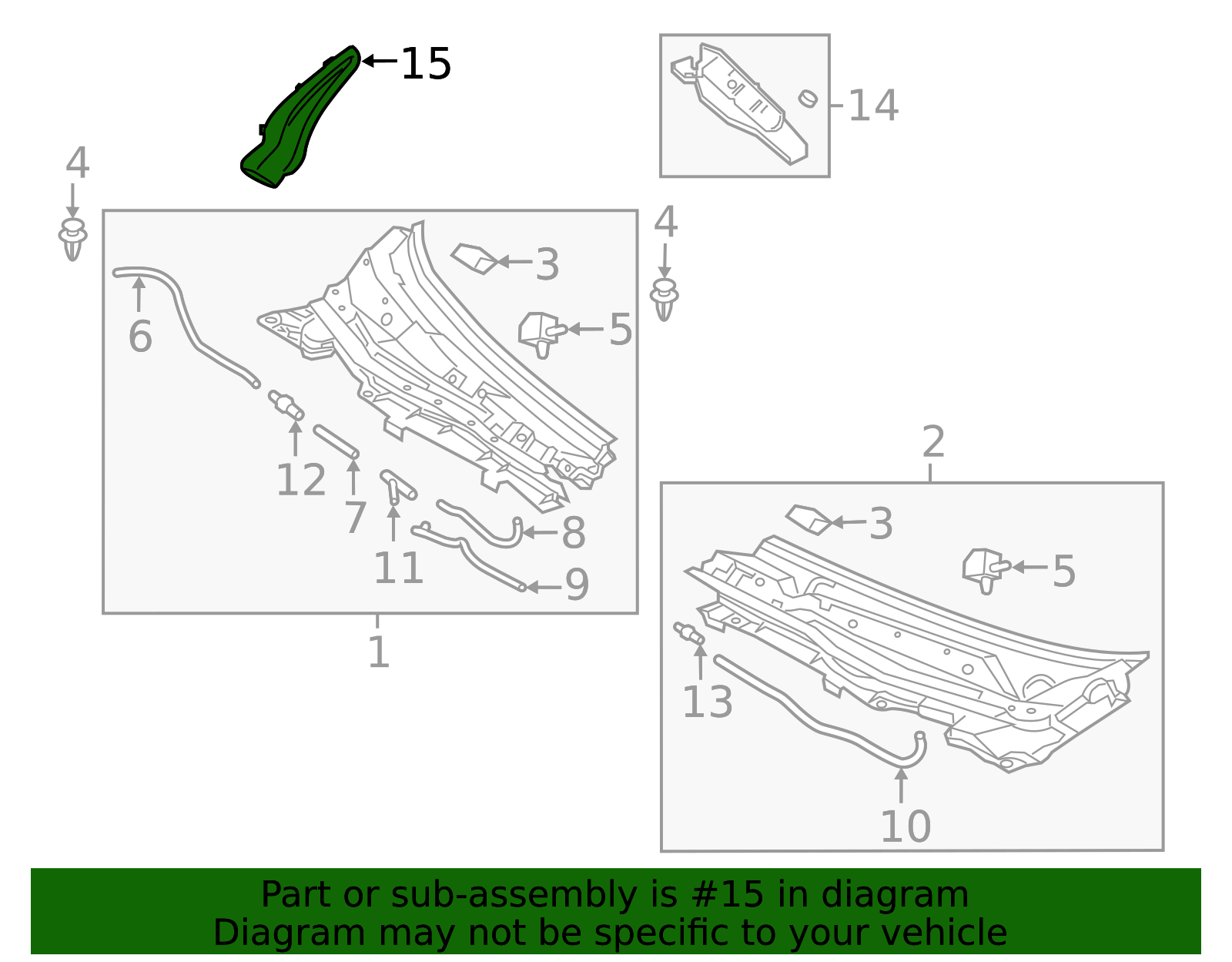 2018-2021 Mazda 6 Filler Molding GBEF-51-PB1 | RealMazdaParts.com