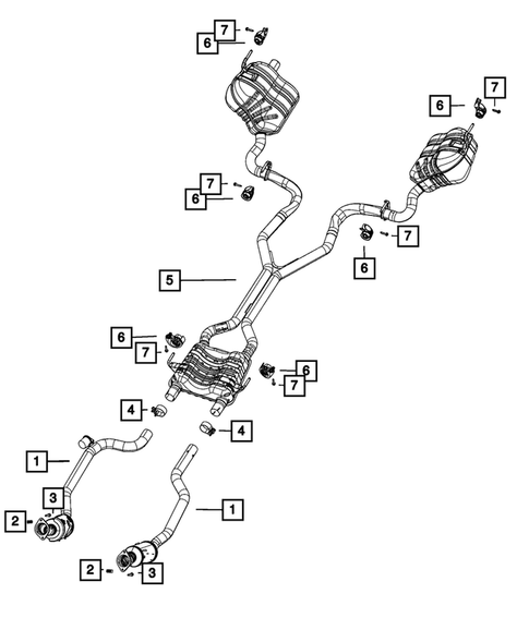 Exhaust System for 2023 Jeep Grand Cherokee | My Mopar Parts