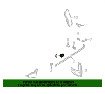 2009-2019 Ford Flex Molding Clip W714702-S439 | OEM Parts Online