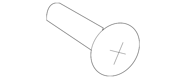 Genuine OEM Ford Part - Upper Molding Rivet W714004-S900 | Genuine OEM ...