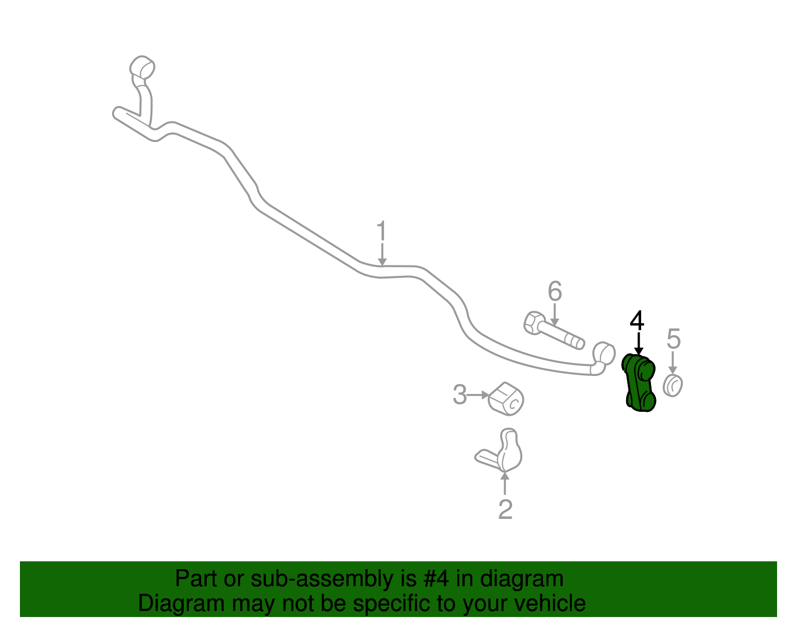 20420AA004 - 1990-2007 Subaru - Stabilizer Link | Subaru Parts Deals