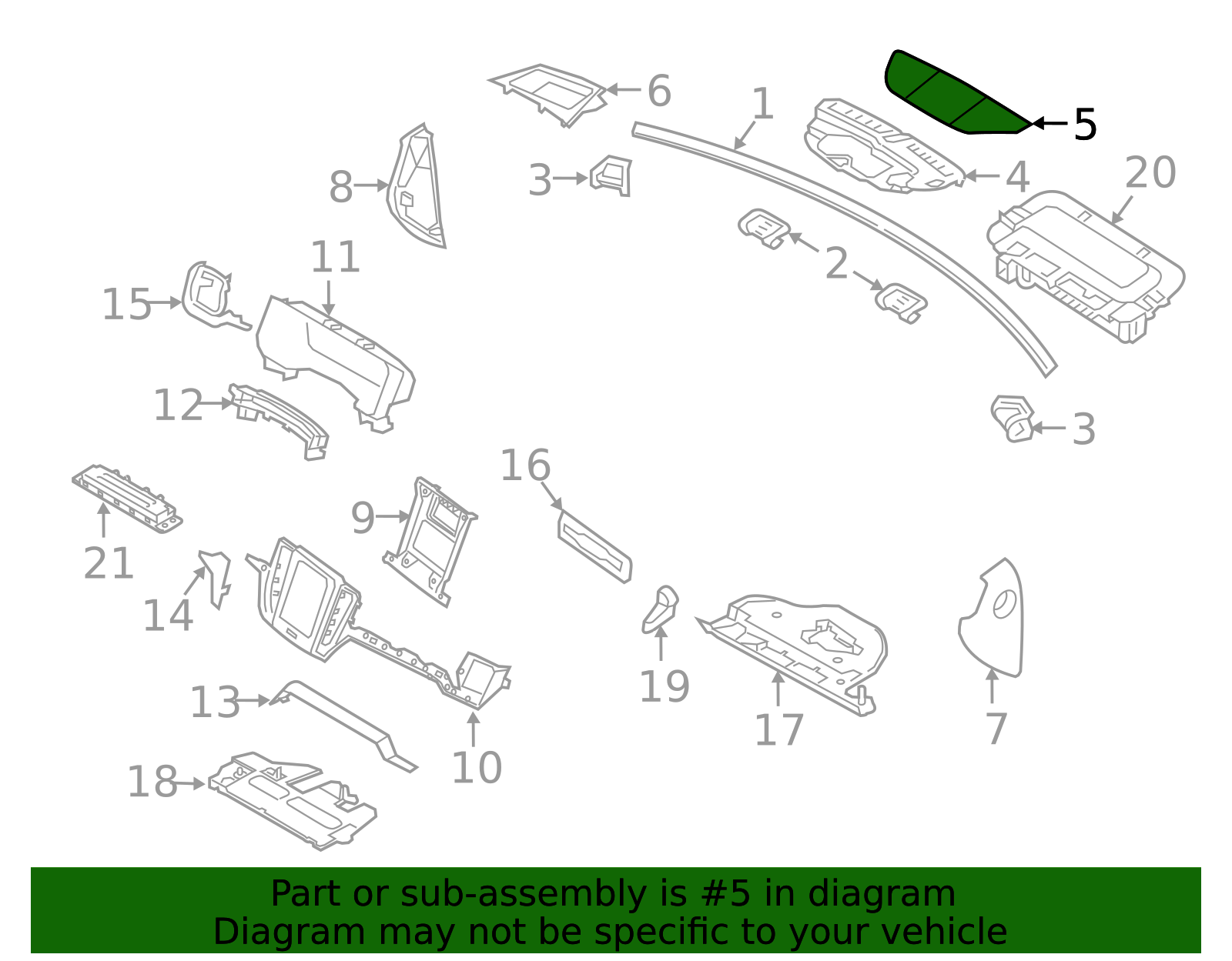31498542 - Speaker Cover 2019-2025 Volvo | AutoNation Parts