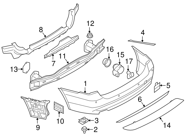 2019-2022 BMW Center Support 51127428024 | OEM Parts Online
