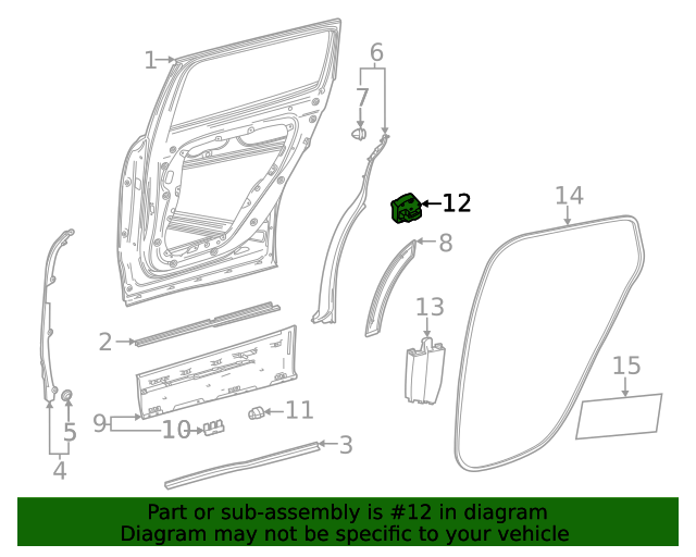 247-735-64-01 - Energy Absorber 2020-2021 Mercedes-Benz GLB 250 ...
