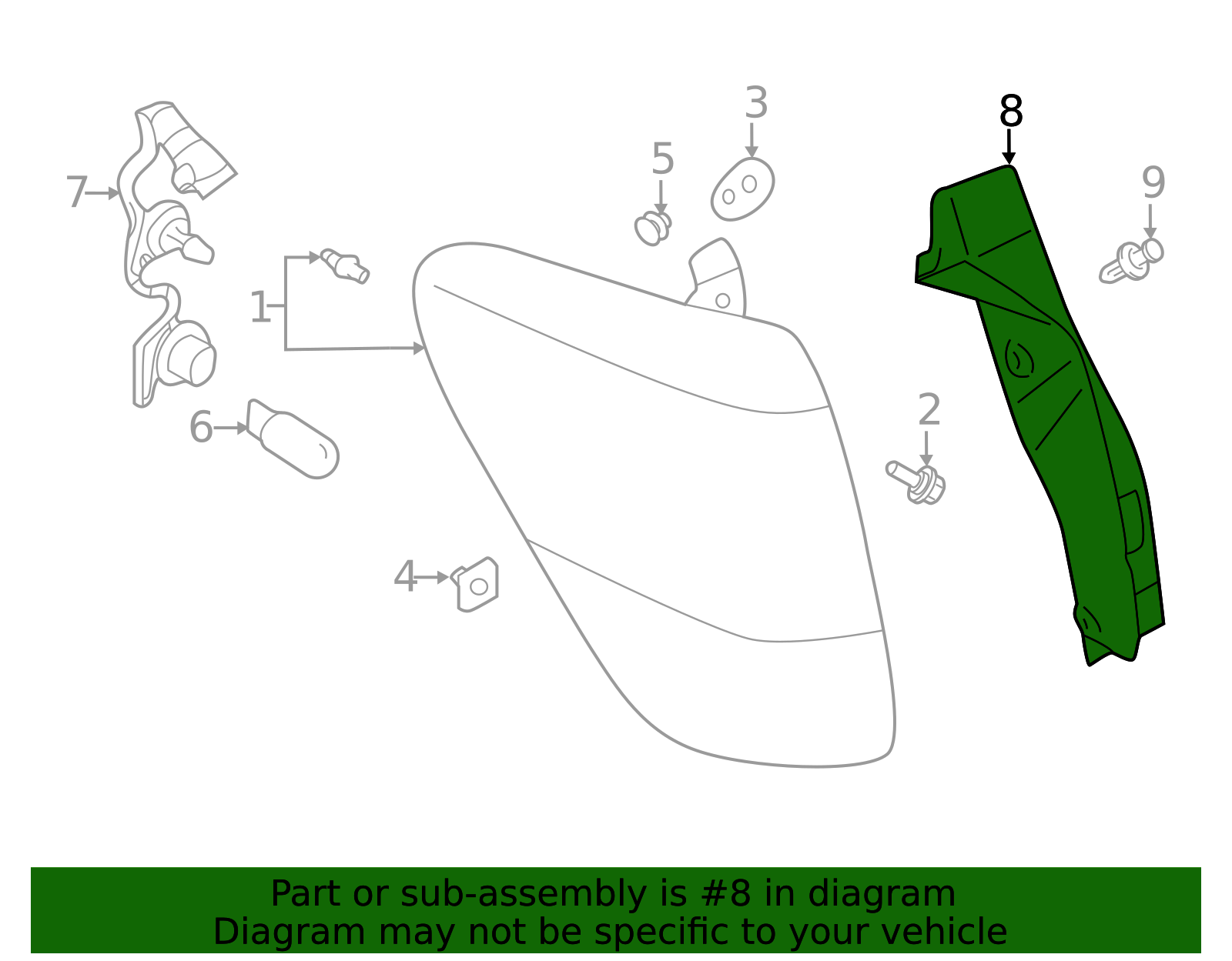 2019-2024 Subaru Forester Trim Cover 84953SJ010 | Subaru Parts Store