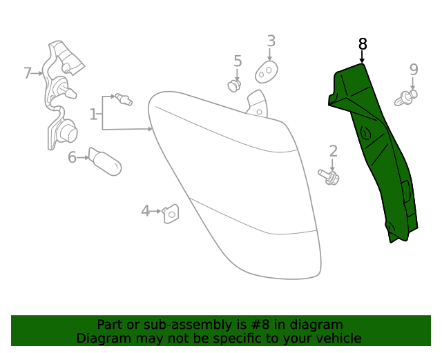 2019-2024 Subaru Forester Trim Cover 84953SJ010 | Subaru Parts Store