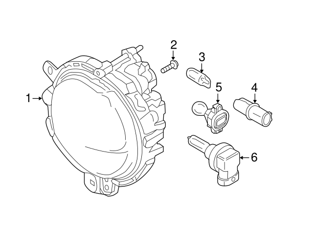 63-17-7-298-332 - Fog Lamp Assembly - 2014-2019 Mini | BMWPartsHub