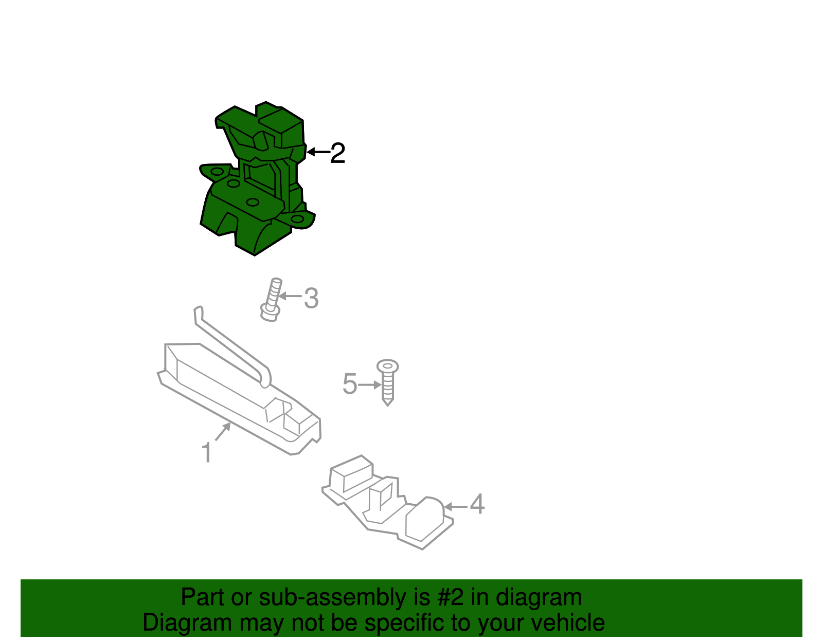 2011-2016 Kia Sportage Latch Assembly 81230-3W000 | OEM Parts Online