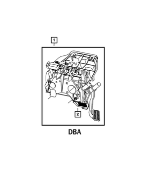 2018-2022 Ram Adjustable Pedal Assembly 68423854AA | QuirkParts