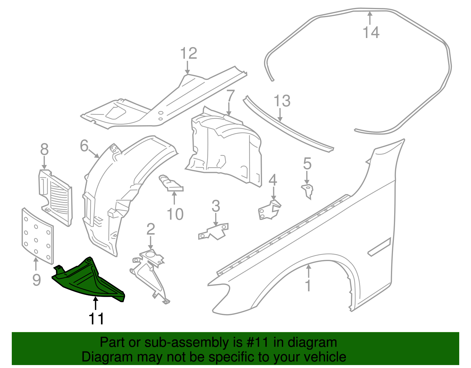 51757898892 - 2009-2015 BMW Liner Extension (51-75-7-898-892) | BMW of ...