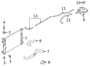 2020-2024 Nissan Sentra Radiator 21410-6LB0B | OEM Parts Online