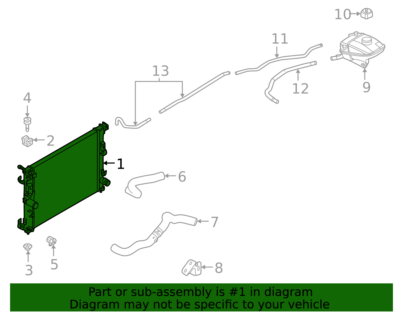 2020-2025 Nissan Sentra Radiator 21410-6LB0B | OEM Parts Online