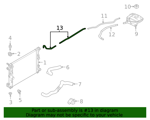 2020-2024 Nissan Sentra Overflow Hose 21741-6LB0A | Riverside Nissan