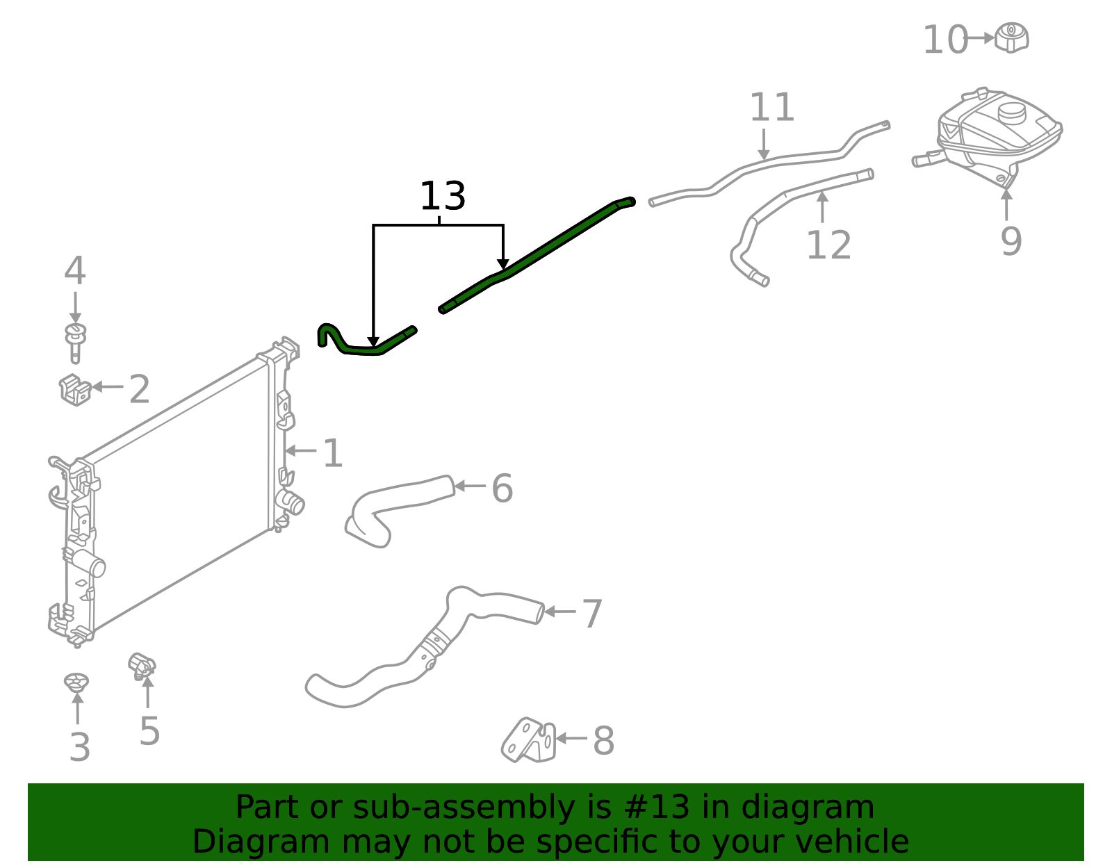 21741-6LB0A - Overflow Hose 2020-2025 Nissan Sentra | Nissan Parts ...