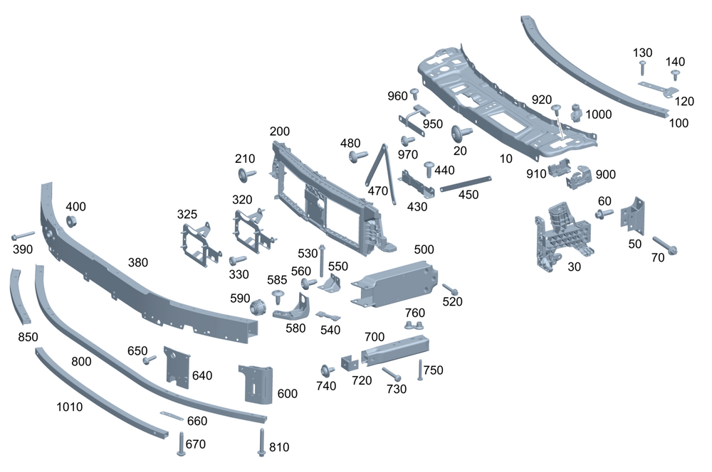 254-620-73-00 - Bracing 2023-2026 Mercedes-Benz | Mercedes-Benz USA Parts