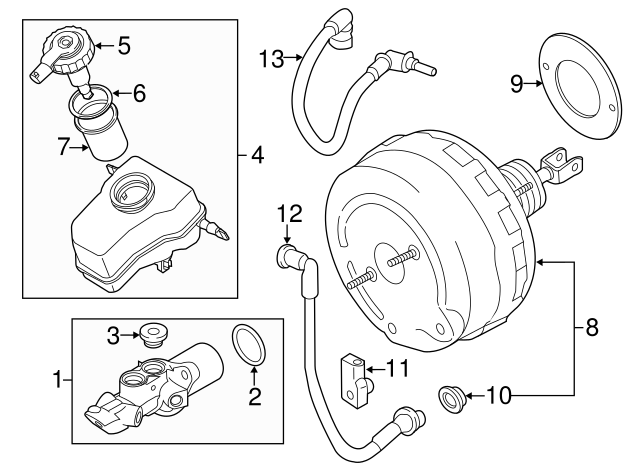 11-66-7-603-609 - Vacuum pipe 2013-2018 BMW | AutoNation Parts