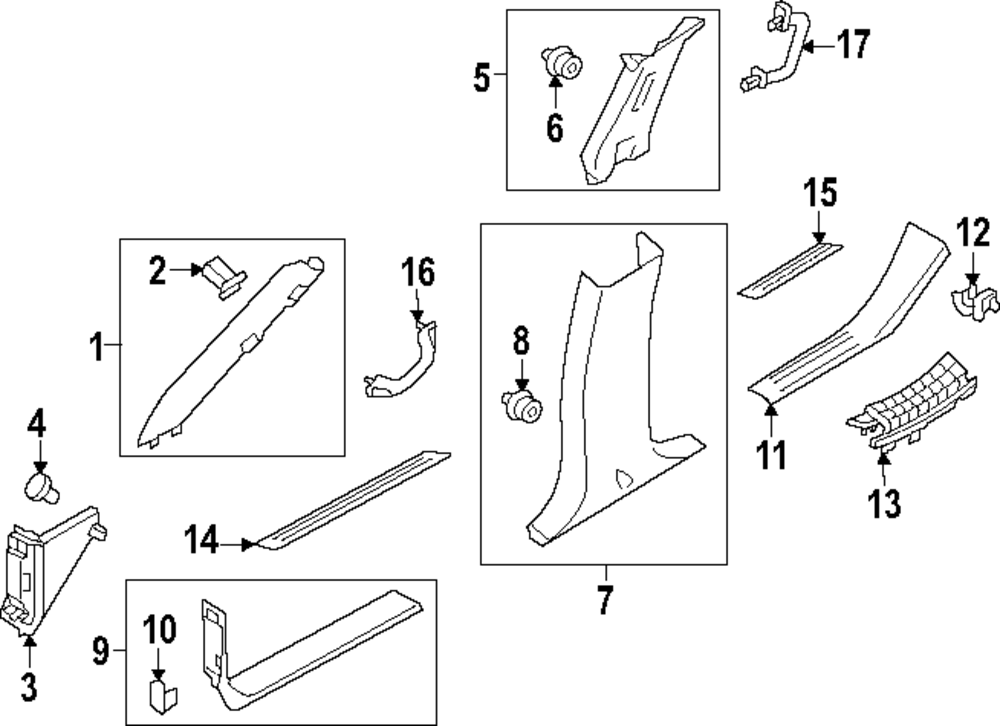 2017-2024 Nissan Armada Rear Sill Plate Bracket 76995-1LB0A | Olympia ...