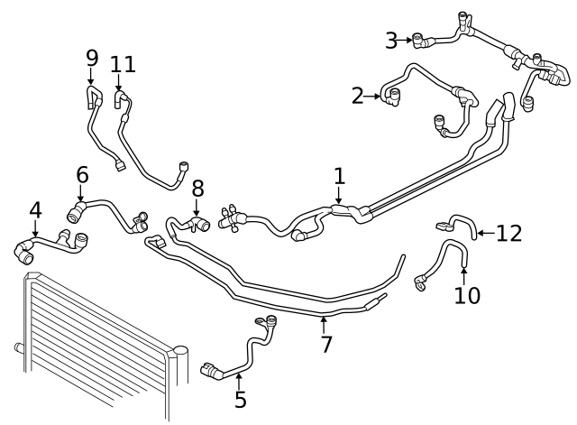 Genuine BMW 17-12-8-602-737 | Coolant Hose | FREE Shipping on Most ...