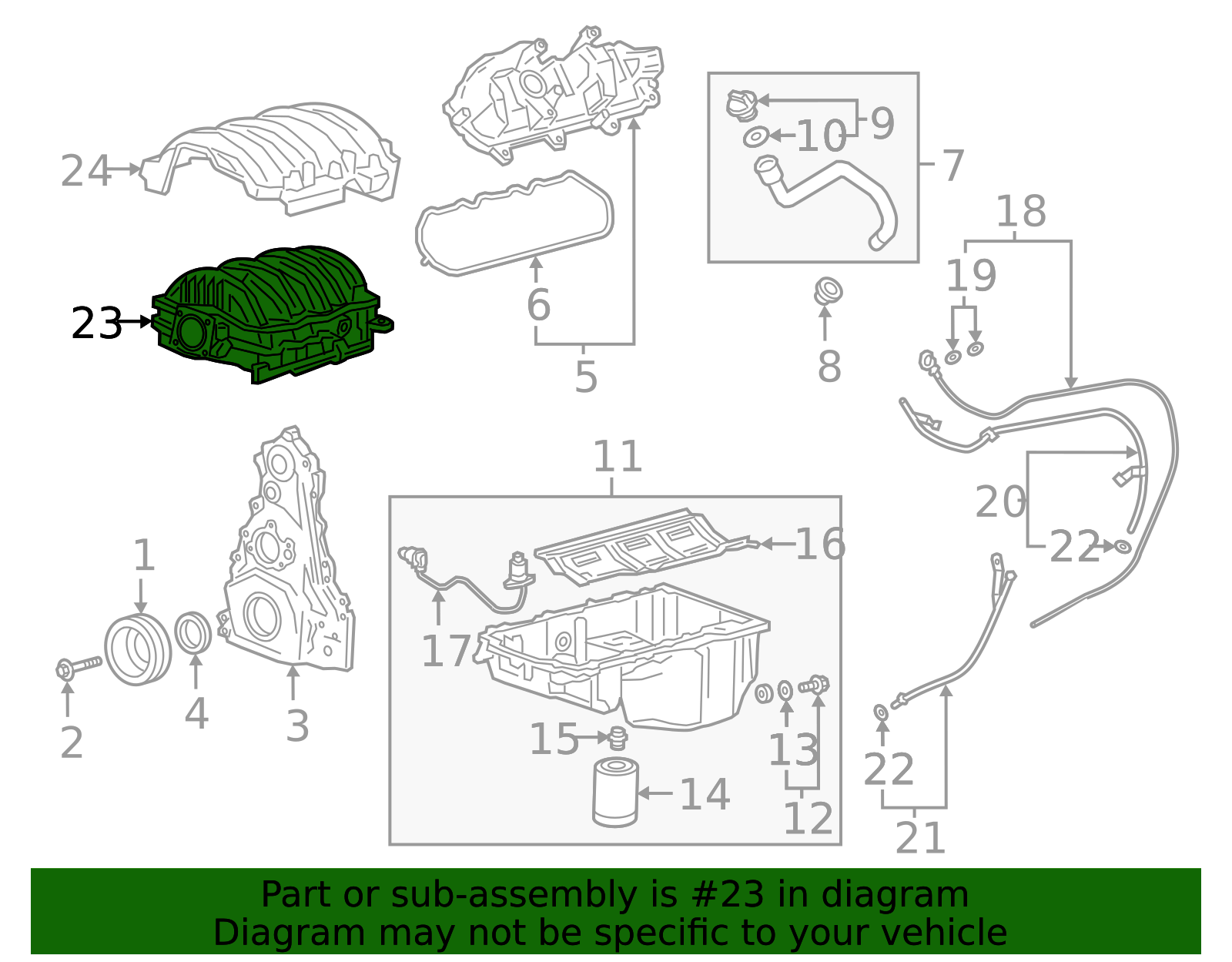 12665647 - Intake Manifold 2018-2025 GM | Big 3 Auto Parts