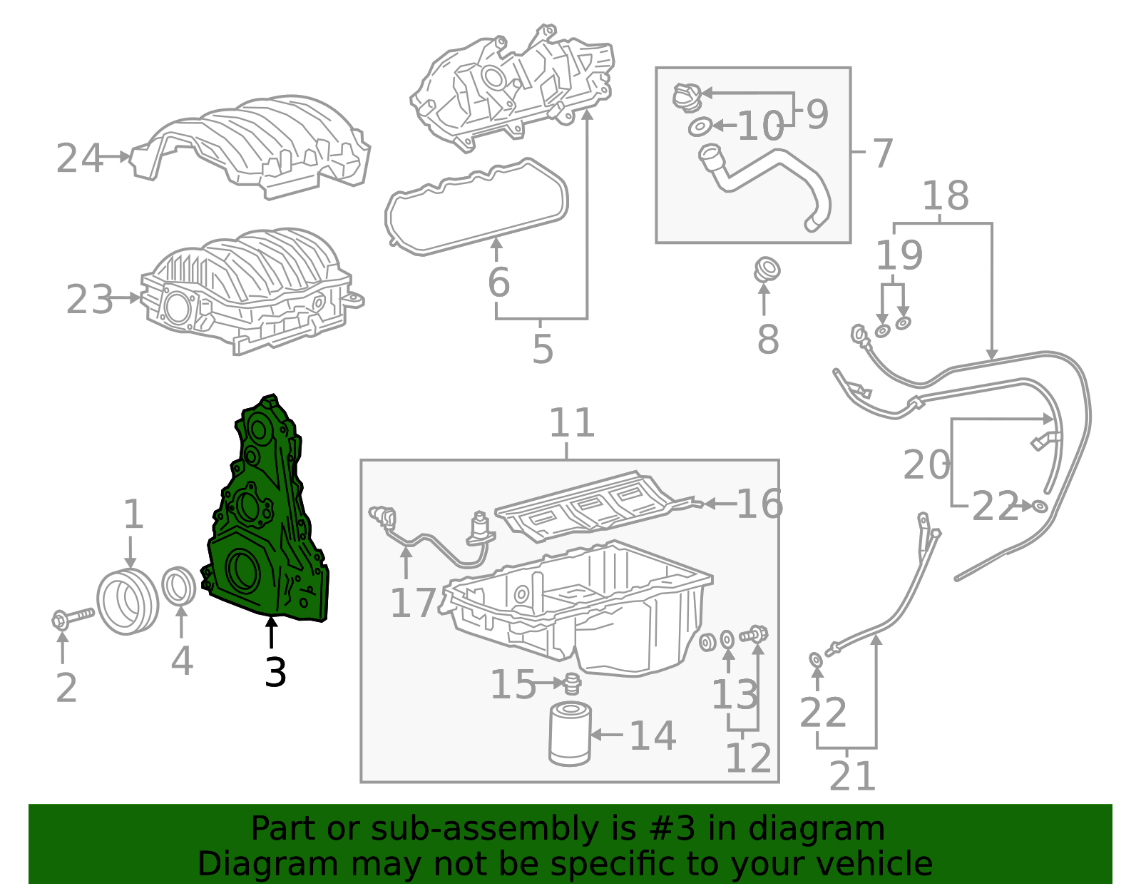 2014-2020 GM Engine Front Cover 12691693 | OEM Parts Online