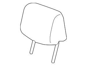 2015-2020 GM Jet Black Rear Seat Head Restraint 84536741 GM ...