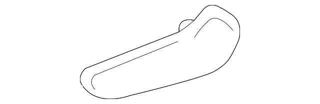 84532725 - Jet Black Driver Side Seat Back Recliner Adjustment Handle ...