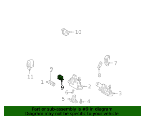 81880-P2100 - Lift-Gate Latch Release Switch 2021-2025 Kia Sorento ...