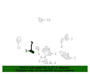 2021-2023 Kia Sorento Lock Handle 81820-P2000 | TascaParts.com