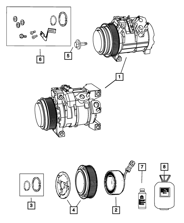 2014-2018 Mopar R134a Refrigerant, Export 82300101GB | My Mopar Parts