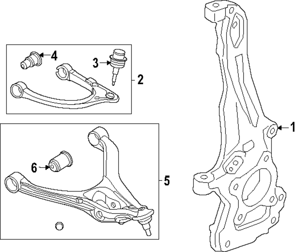 Genuine OEM Ford Part - Lower Control Arm MB3Z-3079-C | Genuine OEM ...
