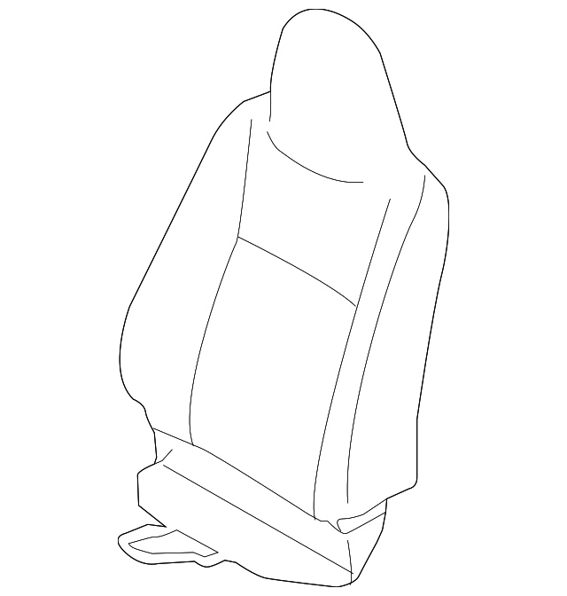 Cover Sub Assembly Front S 71074-52W51-B3 | Toyota Parts Center