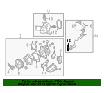 2016-2024 GM Thermostat Bypass Pipe Gasket 12635750 GM | GMPartsDirect.com