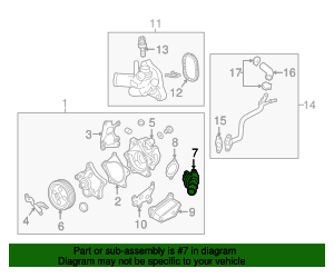 2016-2024 GM Engine Coolant Thermostat and Housing Assembly 12673413 ...