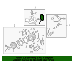 2013-2025 GM Water Outlet Gasket 12664202 GM | GMPartsDirect.com