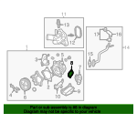 2016-2021 GM Engine Coolant Thermostat Housing Gasket 12649163 ...